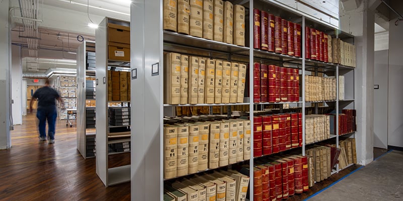 County Archives: How Archive Shelving Made 30,000 Records Manageable