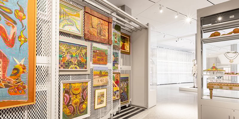 Artwork Storage Racks Preserve while Supporting Cultural Awareness