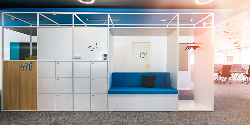 Business Lockers Are a Lock in Open Office Environments