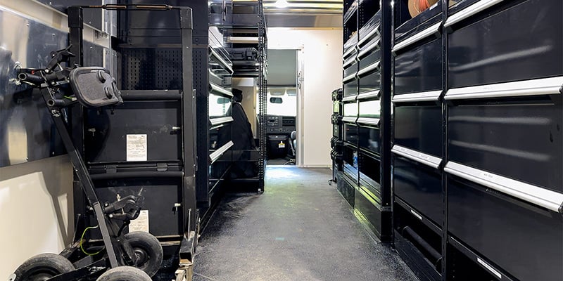 Law Enforcement Vehicle Storage for Patrol, SWAT, and Command Vehicles