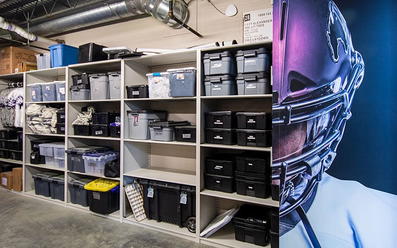 Lipscomb Academy Gains Efficiency with Customized Equipment Storage