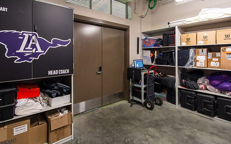 Lipscomb Academy Gains Efficiency with Customized Equipment Storage