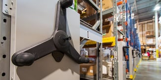 Reaching Operational Goals in Industrial Spaces With Mobile Racks Storage