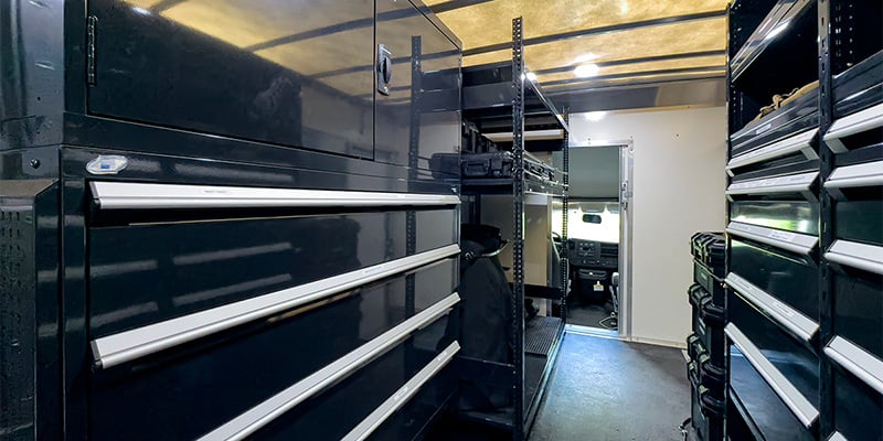 Law Enforcement Vehicle Storage for Patrol, SWAT, and Command Vehicles