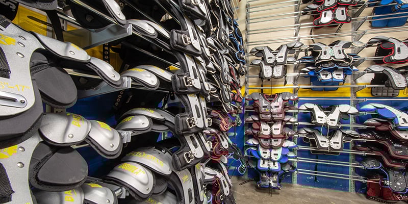Football Shoulder Pad Rack Solutions Built for Real Gear Rooms