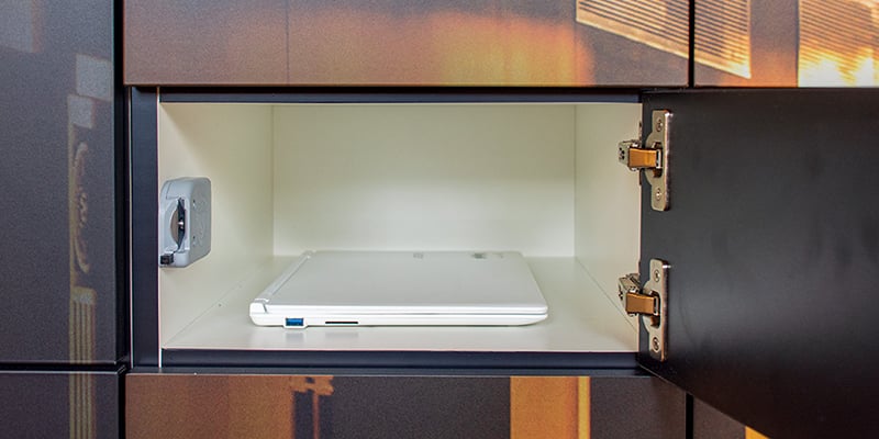 Touchless Technology: Equipment Lockers