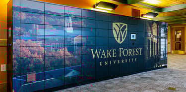 Library Smart Lockers Key to Wake Forest Library Reopening