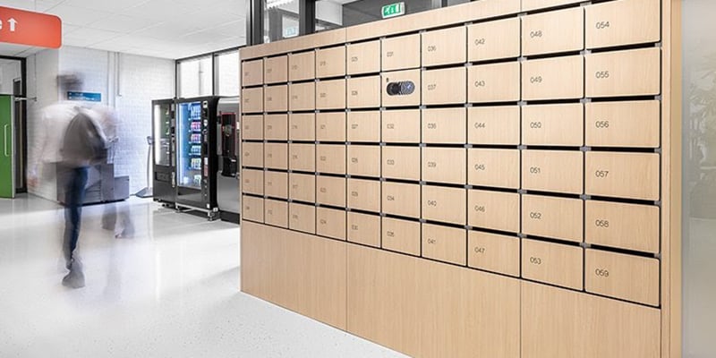 Campuses Lock Up Contactless Exchange of Goods