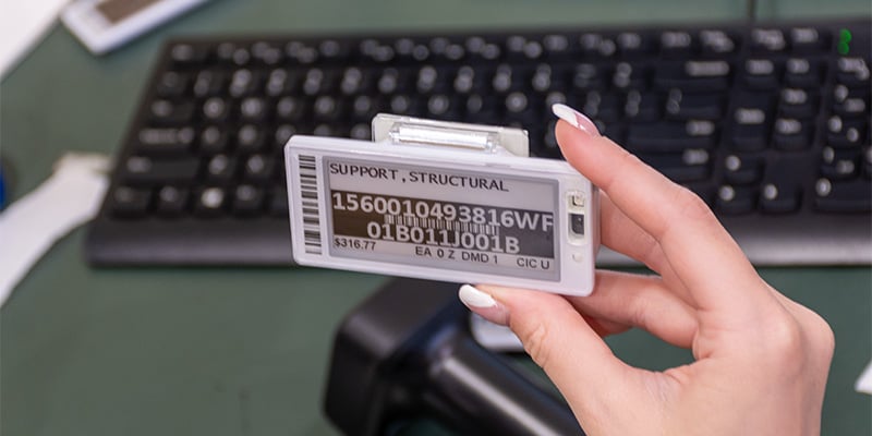 Electronic Labeling Improves Logistics Readiness