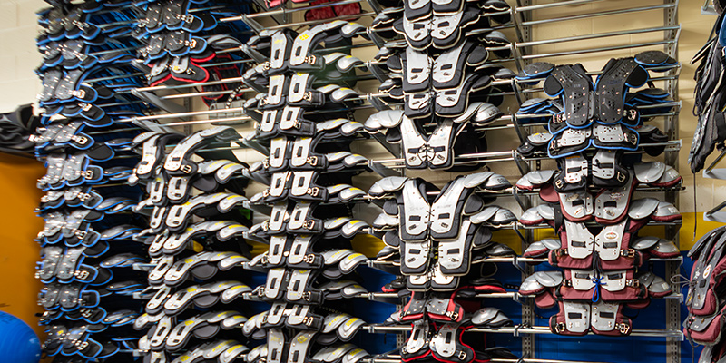Football Shoulder Pad Rack Solutions Built for Real Gear Rooms