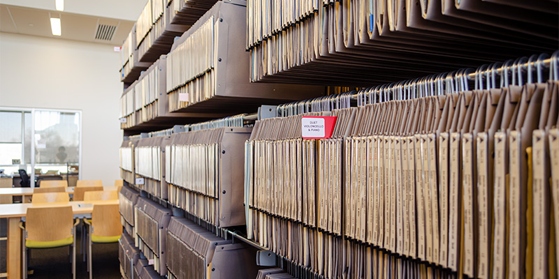How Sheet Music Storage Gave UNC's Collection Room to Grow