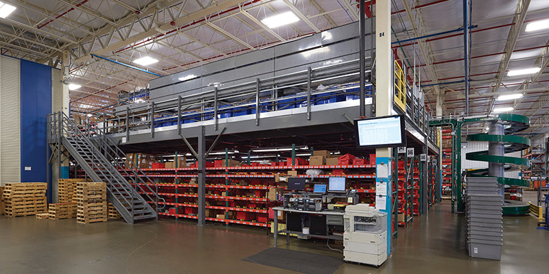 Industrial Space Design and Optimizing Storage