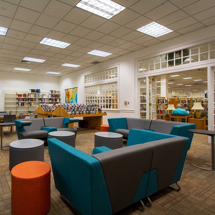 Wisdom, Justice, Moderation in Fayette County Public Library Storage