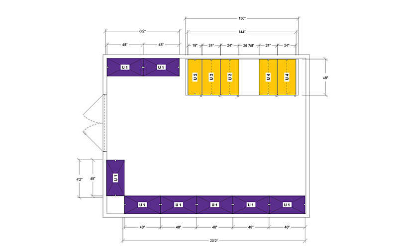 Lipscomb Academy Gains Efficiency with Customized Equipment Storage