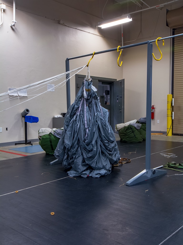 Military Parachute Storage: Para-Rigging Hits No Snags With Recent Install