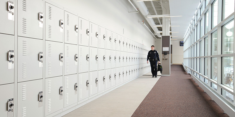 Police Lockers Meet Challenges for the Modern Force