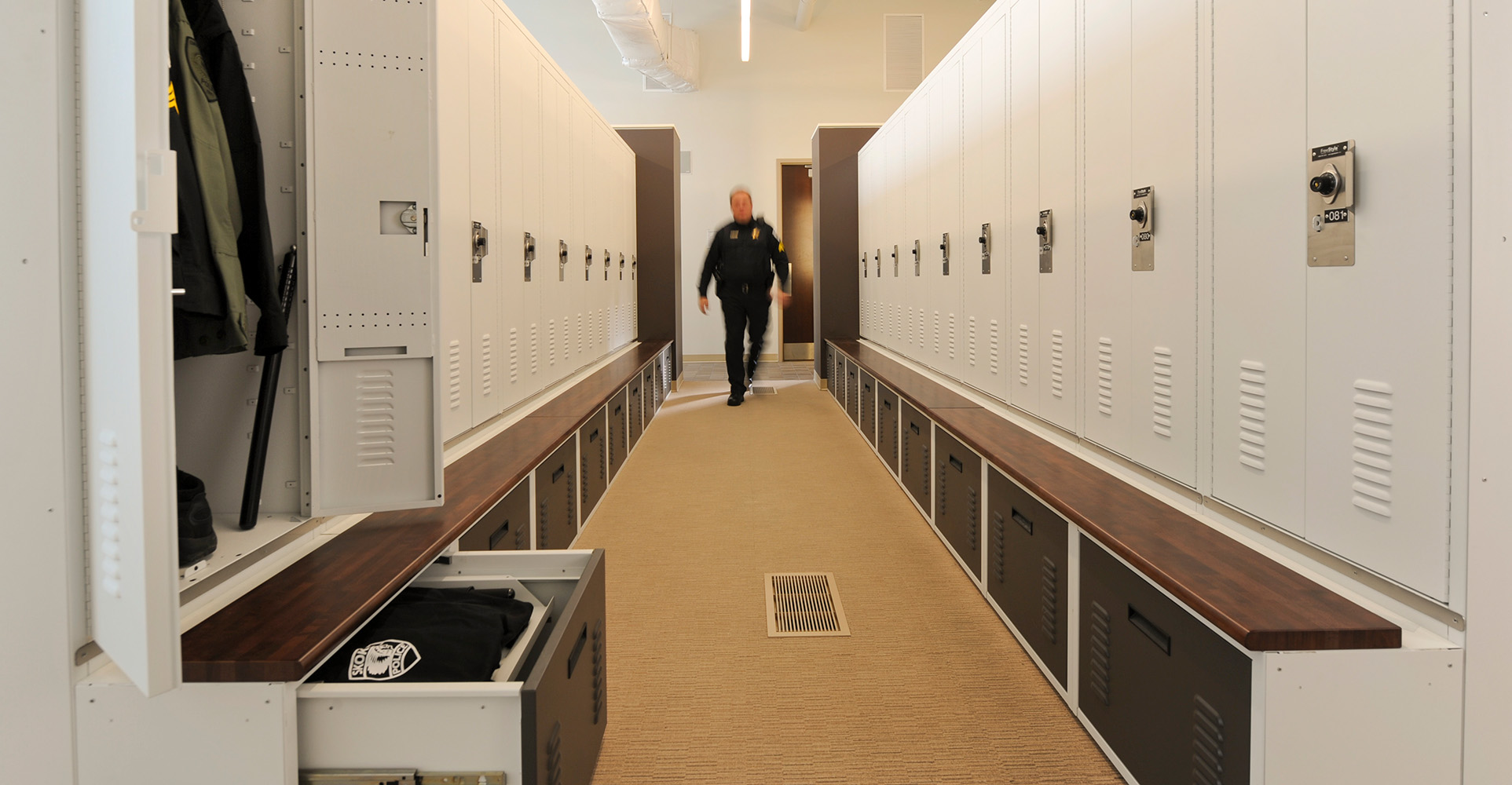 Police Lockers Meet Challenges for the Modern Force