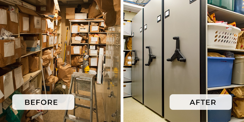 A Police Department Evidence Room Upgrade: From Overflowing to Organized