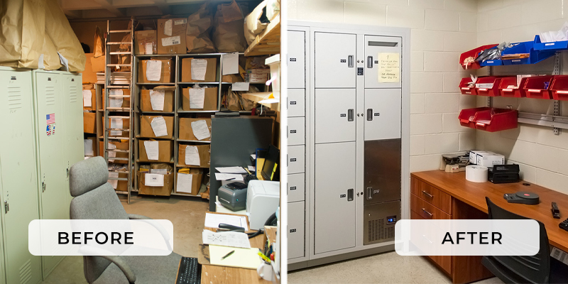 A Police Department Evidence Room Upgrade: From Overflowing to Organized