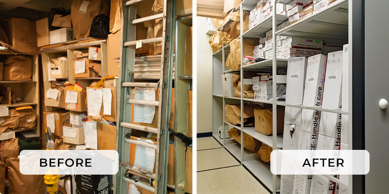 A Police Department Evidence Room Upgrade: From Overflowing to Organized