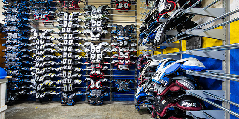 Football Shoulder Pad Rack Solutions Built for Real Gear Rooms