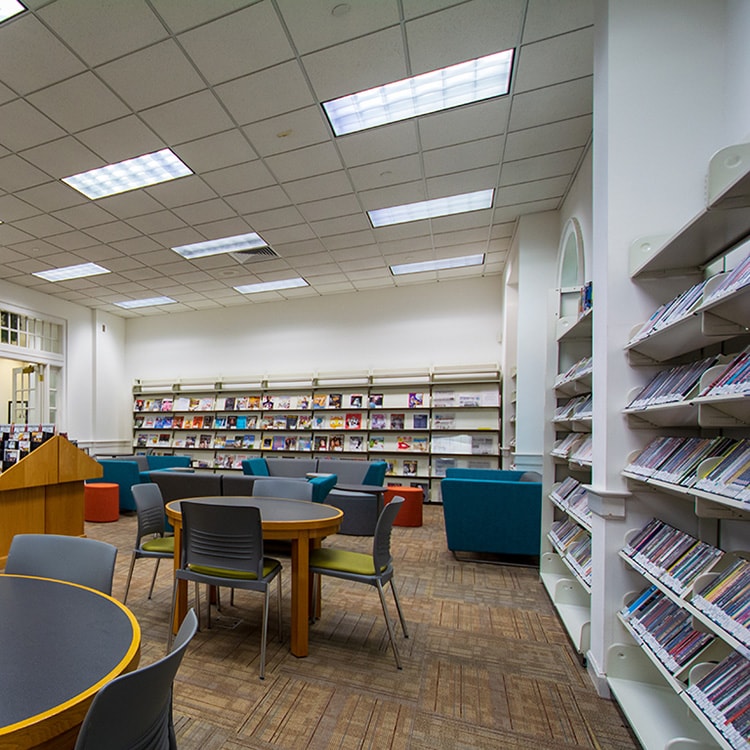 Wisdom, Justice, Moderation in Fayette County Public Library Storage