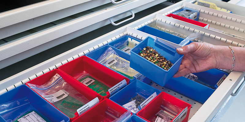 How Part Carousels Transform Small Parts Storage